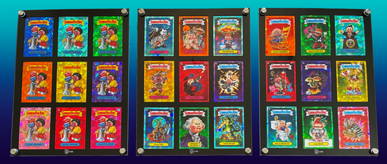 Card Frame For 9 Standard Size Cards. 'Rainbow' Frame. Now for sleeved ...