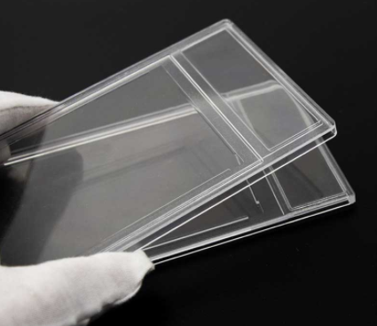 SELF-CLOSING FROSTED PSA-style slab 64-90mm (Standard Size Card) - **No ...